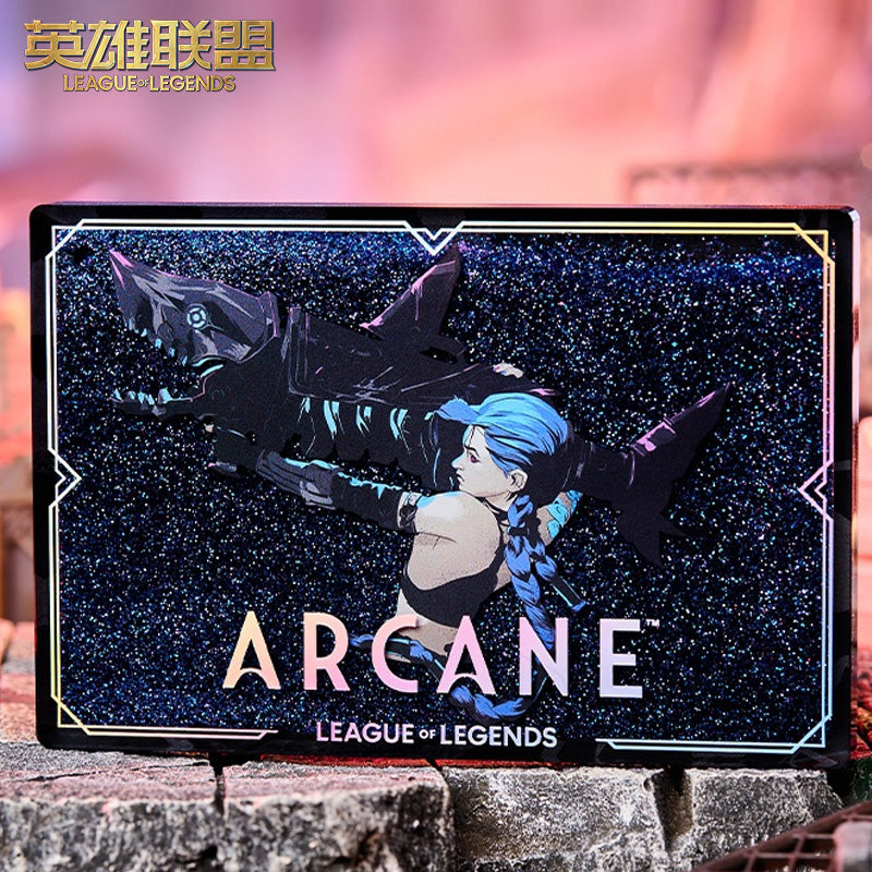 Acrylic Glitter Ornament [Arcane: League of Legends] - Jinx – Hobby Addicts