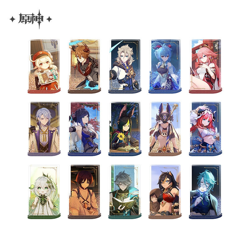 Acrylic Glitter Block Standee [Genshin Impact] Character PV series (pl ...
