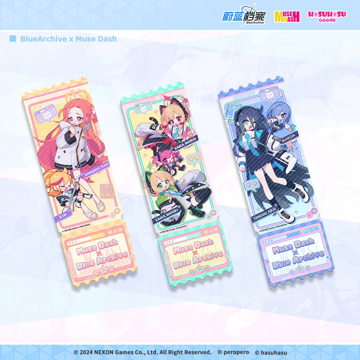 Ticket Laser Set [Muse Dash] - Blue Archive Collab – Hobby Addicts