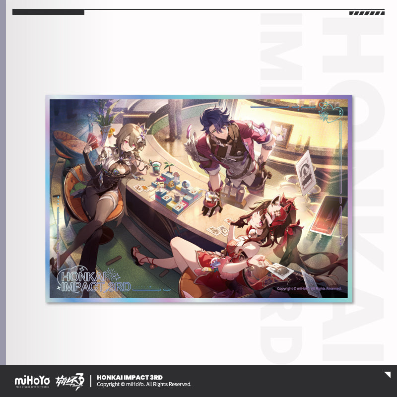 Acrylic Shikishi [Honkai Impact 3rd] - Sparkle / Hanabi, Vita, Sampo ...