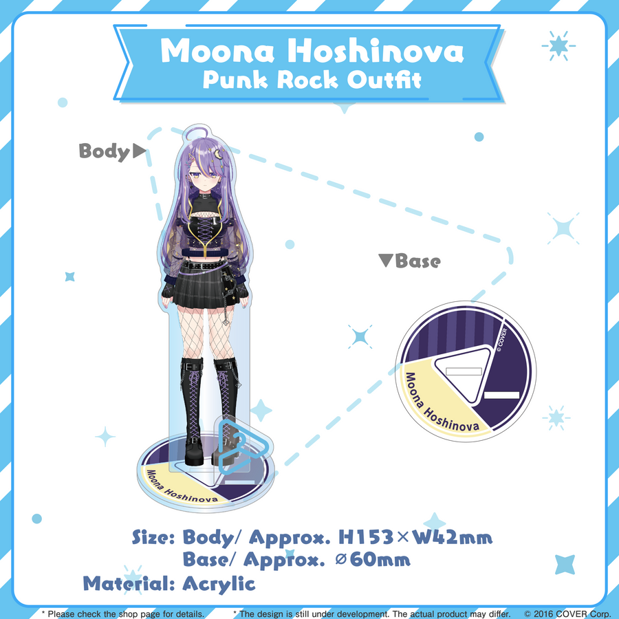Acrylic Stand [Hololive Production] Moona Hoshinova Punk Rock Outfit v ...