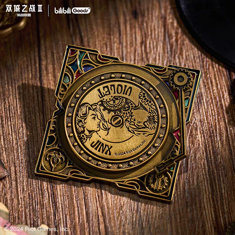 Badge en metal rotatif style Vinyle [Arcane: League of Legends] Bilibi ...